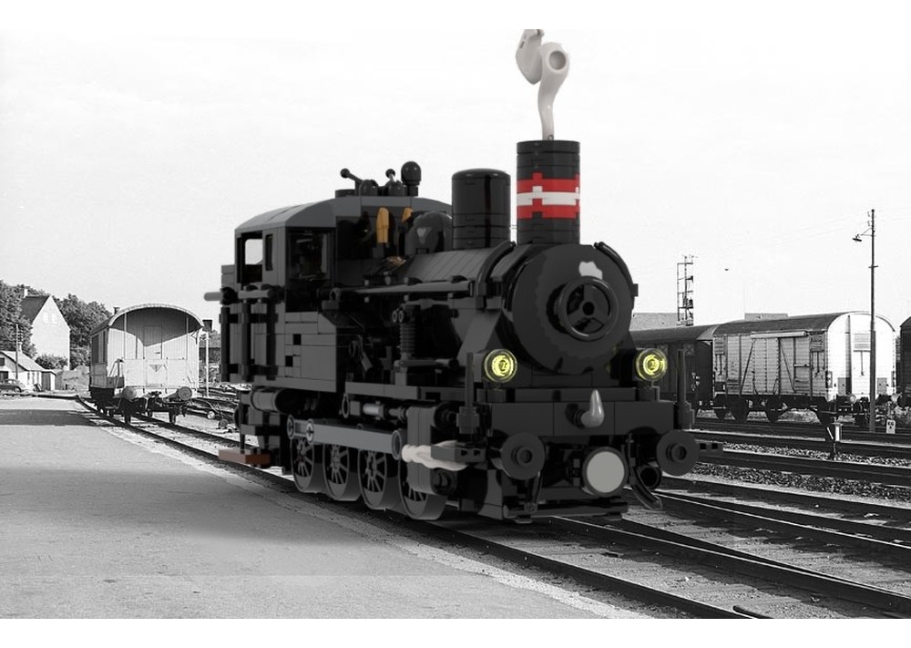 LEGO MOC DSB Litra Q 345. Danish steam locomotive. by Christoffer ...