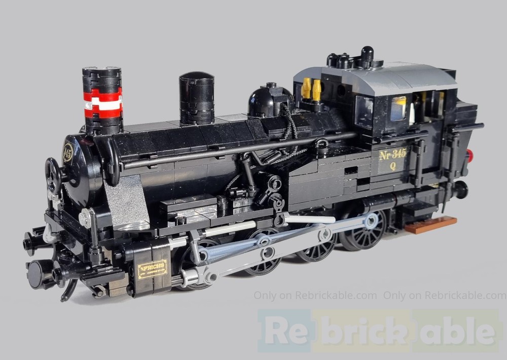 LEGO MOC DSB Litra Q 345. Danish steam locomotive. by Christoffer ...