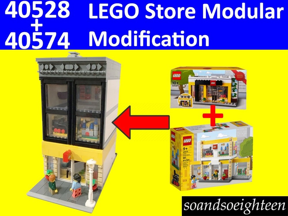 LEGO MOC LEGO Store Modular Modification by Soandso | Rebrickable ...