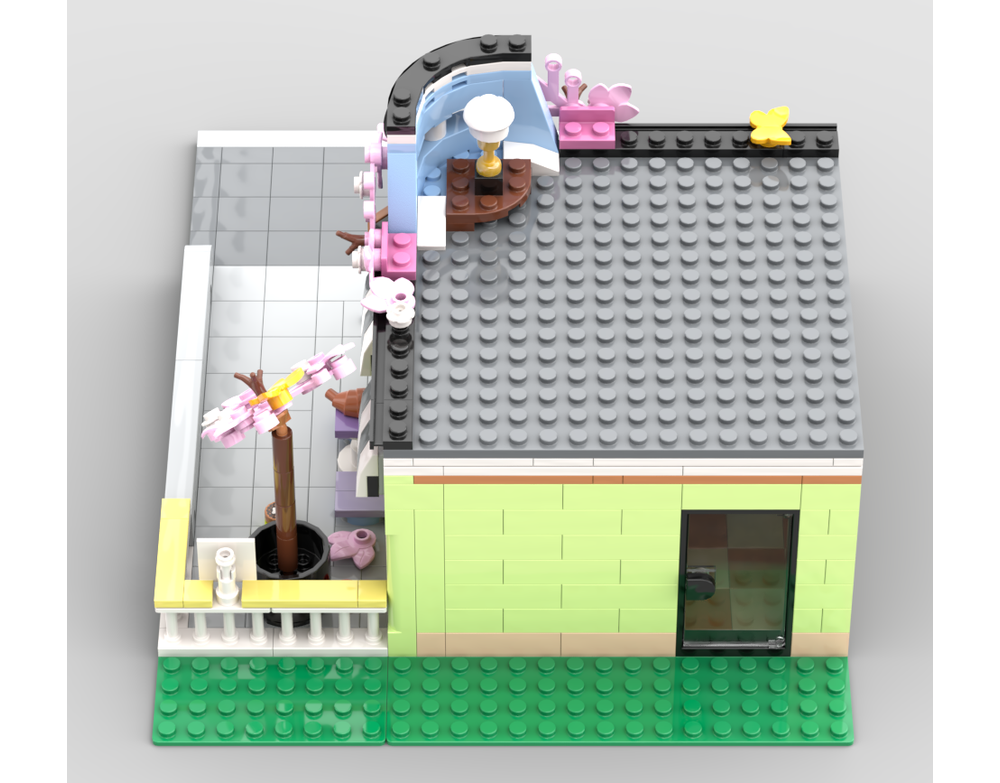 LEGO MOC Friends City Cafe Modular by KTBrickworks | Rebrickable ...