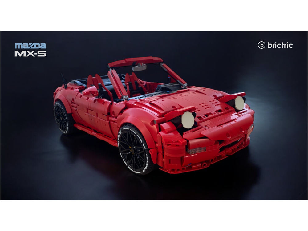 Lego Moc Mazda Mx5 Miata Na Motorised By Brictric Rebrickable