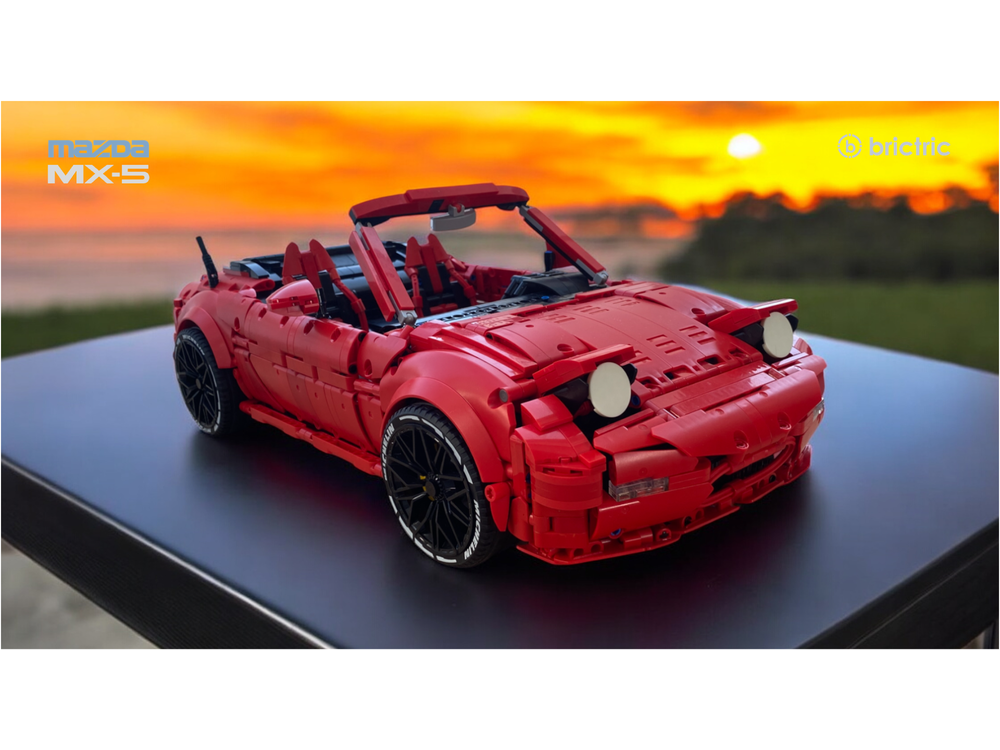 Lego Moc Mazda Mx5 Miata Na Motorised By Brictric Rebrickable