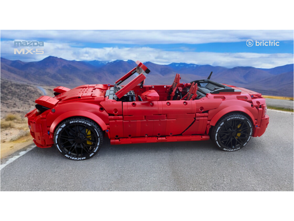 LEGO MOC-198275 Mazda MX5 Miata (NA) motorised by brictric ...
