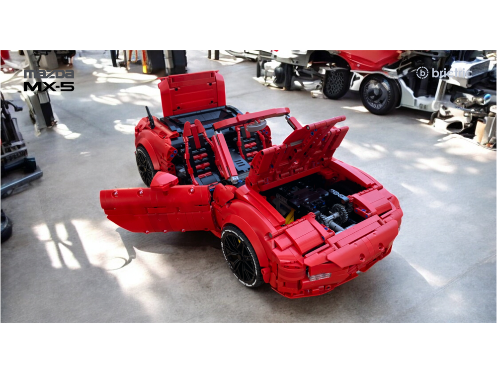 Lego Moc Mazda Mx5 Miata Na Motorised By Brictric Rebrickable