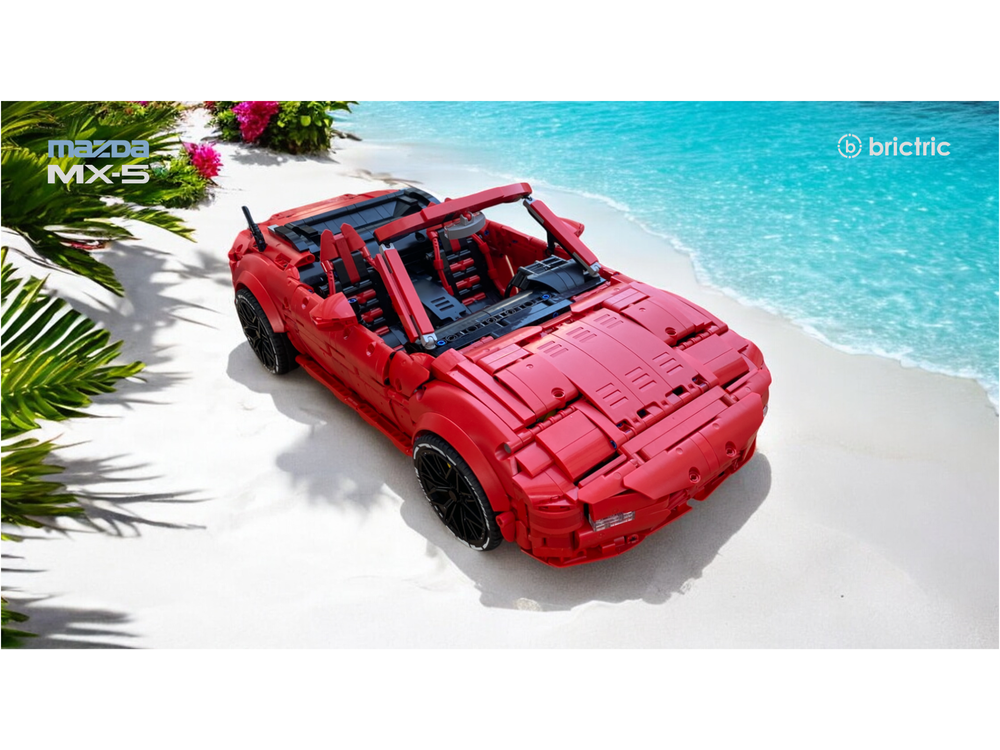 Lego Moc Mazda Mx5 Miata Na Motorised By Brictric Rebrickable