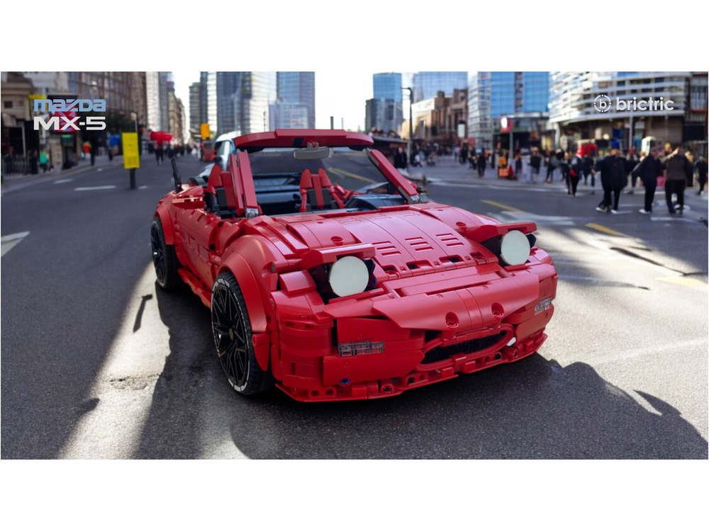 Lego Moc Mazda Mx5 Miata Na Motorised By Brictric Rebrickable