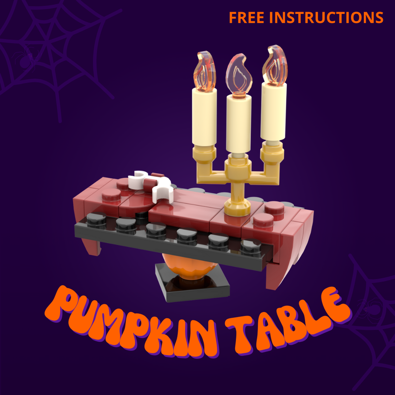 LEGO MOC Pumpkin Table by Pepestudss | Rebrickable - Build with LEGO