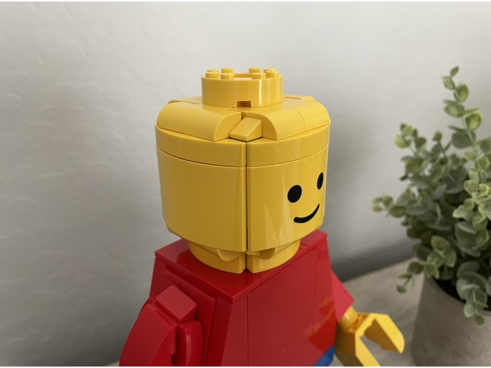 LEGO MOC Stud / Bare Head for Up-Scaled Minifigure - Standard Grin by ...