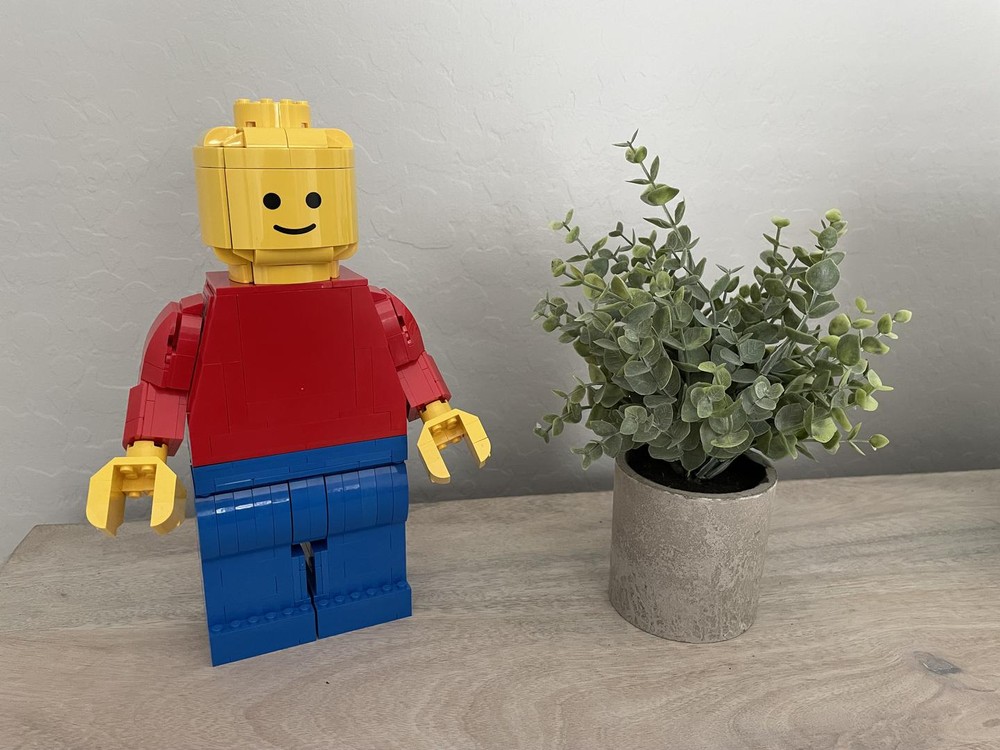 LEGO MOC Stud / Bare Head for Up-Scaled Minifigure - Standard Grin by ...