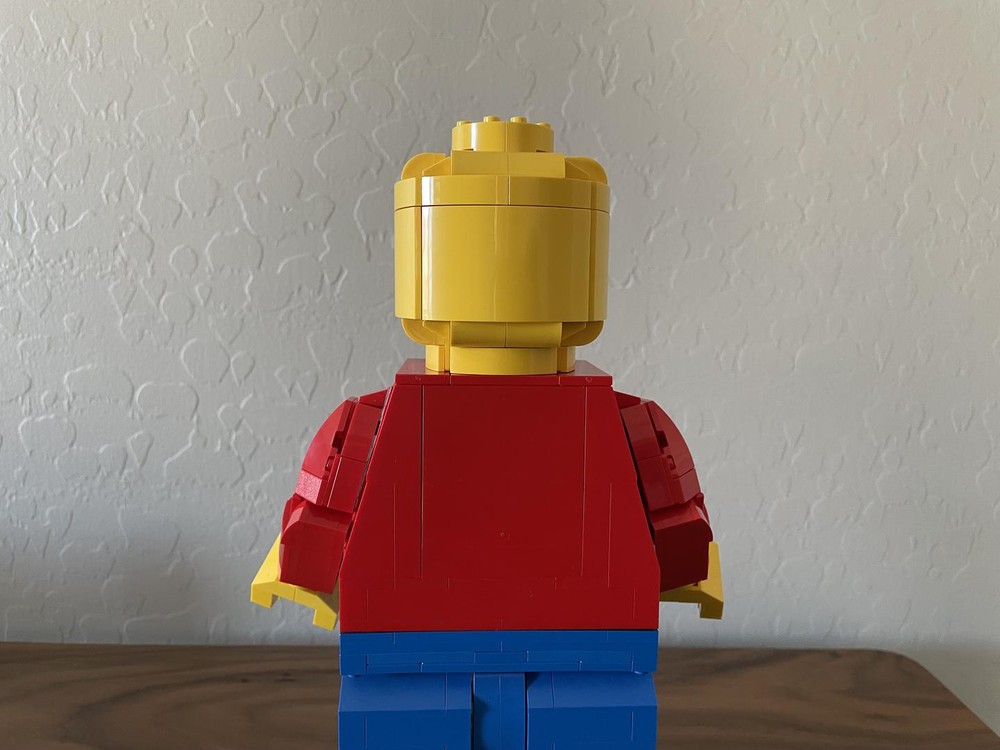 LEGO MOC Stud / Bare Head for Up-Scaled Minifigure - Standard Grin by ...