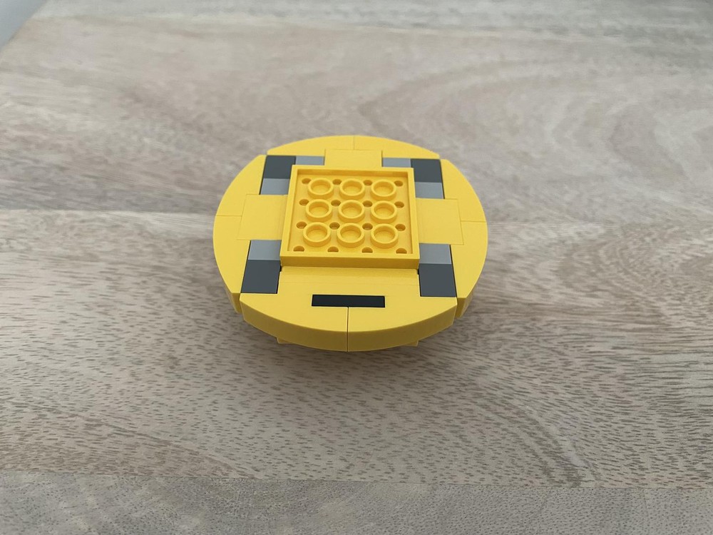 LEGO MOC Stud / Bare Head for Up-Scaled Minifigure - Standard Grin by ...