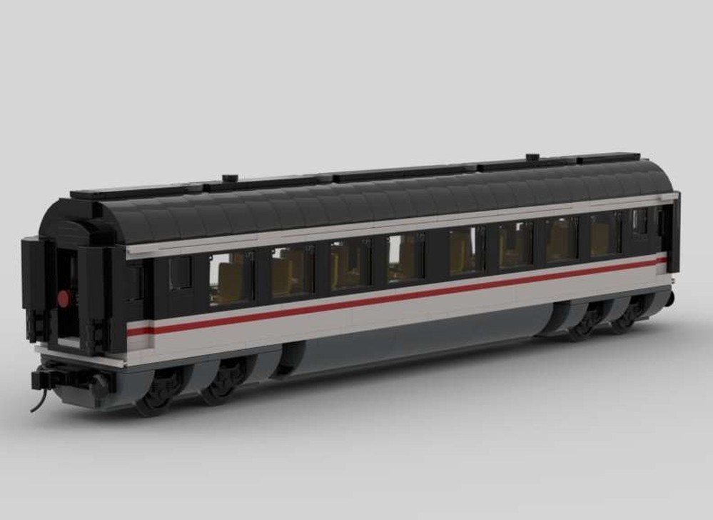 LEGO MOC-198297 Intercity 125 "Swallow" livery standard coach with ...