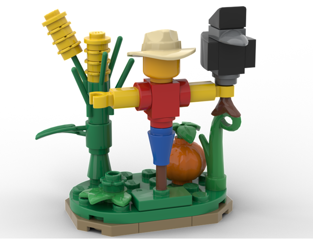 LEGO MOC-198301 Silly Scarecrow - Autumn Village by Brickland Hills ...