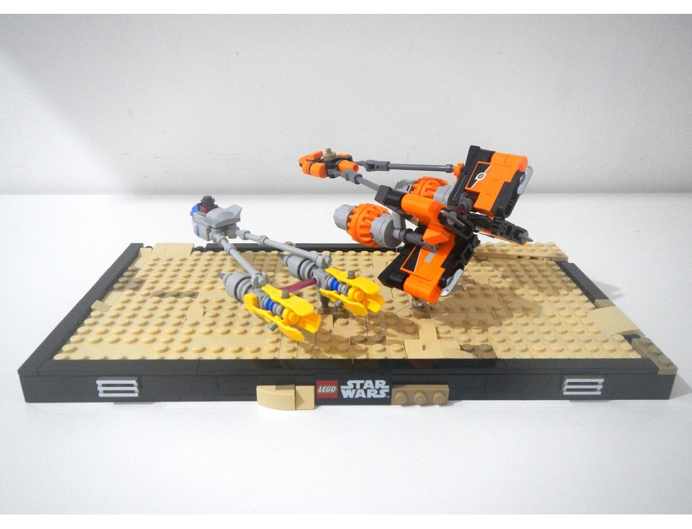 Lego Moc Tatooine Sandbox Diorama By Hglegobr1 Rebrickable Build