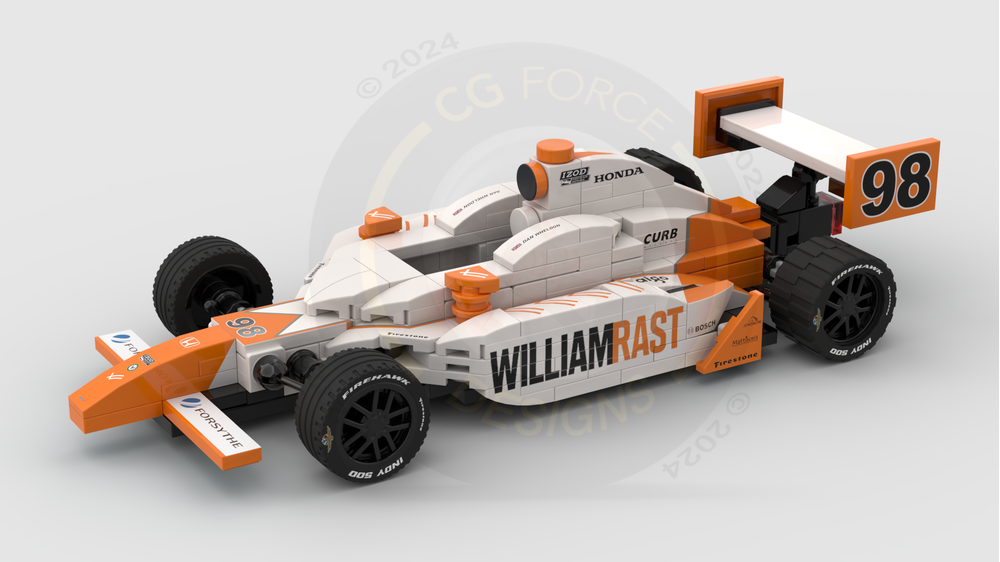LEGO MOC Indycar 2011 BHA Wheldon Oval by CGForceDesigns | Rebrickable ...