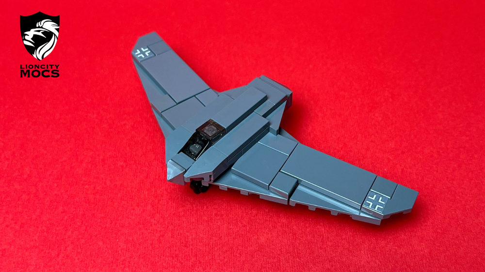 LEGO MOC Ho229 Lego Tutorial (1:120) by Lioncity Mocs | Rebrickable ...