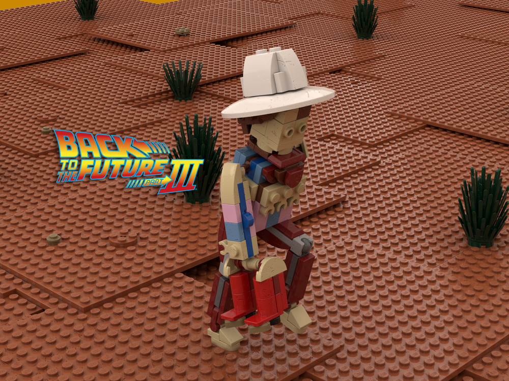 LEGO MOC Marty McFly running - posable figure - Back to the Future III ...