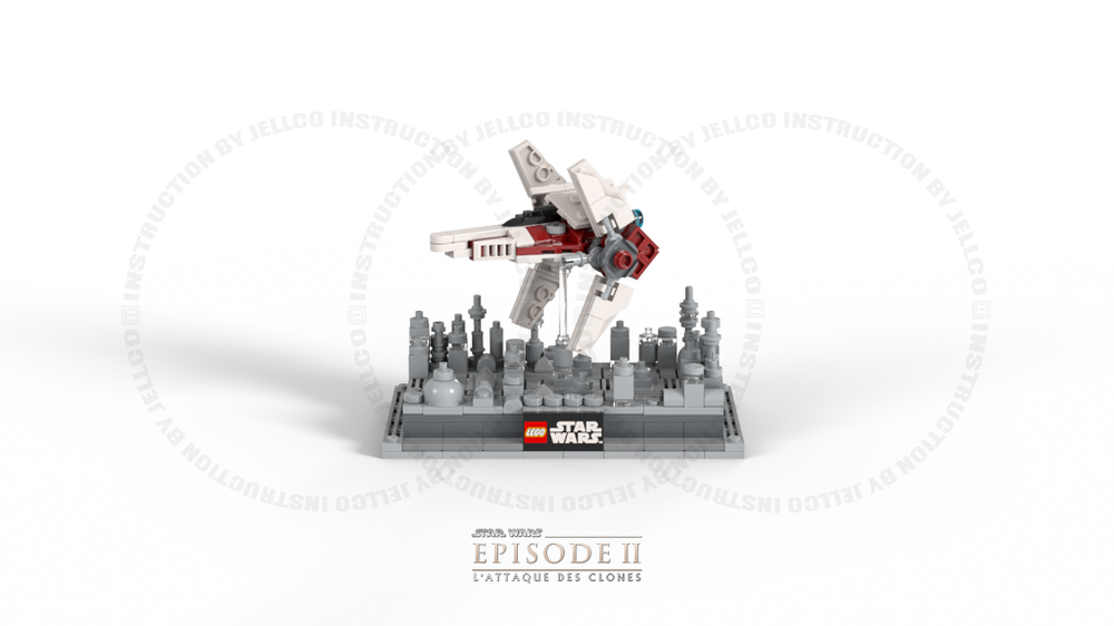 LEGO MOC Micro Alpha-3 Nimbus class V-wing starfighter by jellco ...