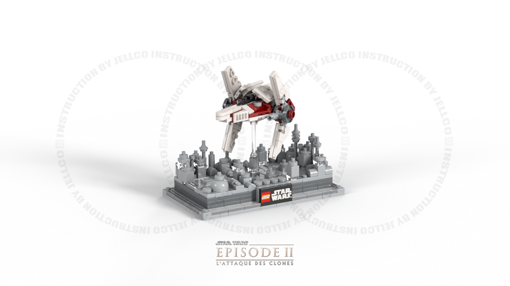 Lego Moc Micro Alpha 3 Nimbus Class V Wing Starfighter By Jellco
