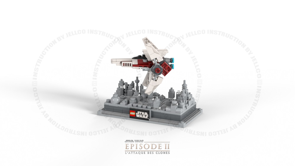 LEGO MOC Micro Alpha-3 Nimbus class V-wing starfighter by jellco ...