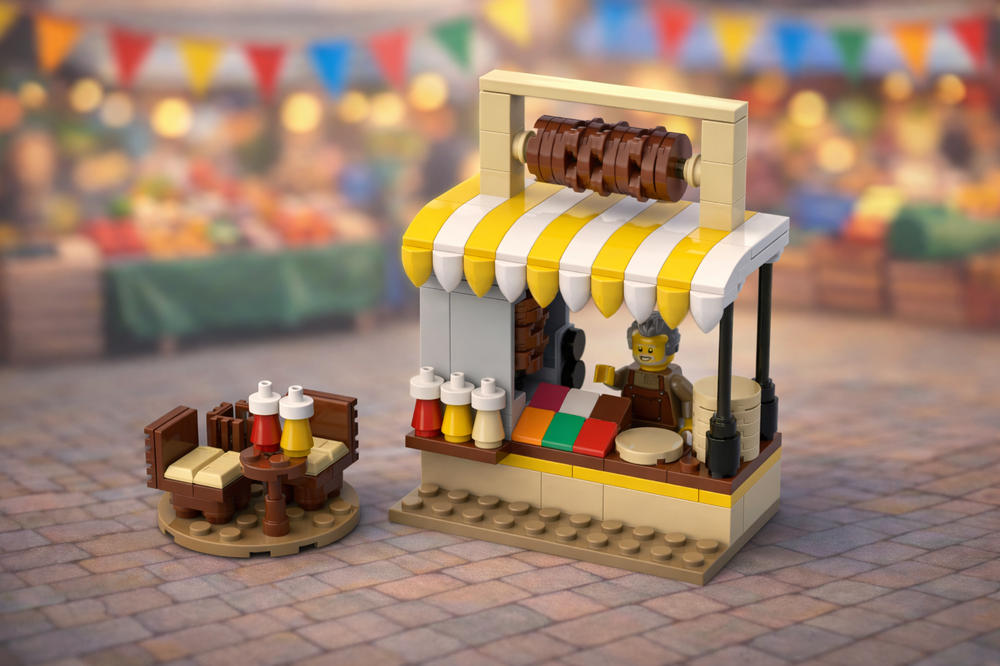 LEGO MOC-198323 Shawarma Stand by gabizon | Rebrickable - Build with LEGO