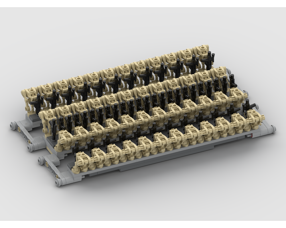 LEGO MOC HTP Droid Rack Add-on by SilverInc | Rebrickable - Build with LEGO