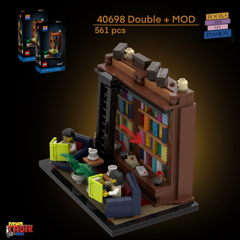 LEGO MOC 40698 Double + MOD by iTavix | Rebrickable - Build with LEGO