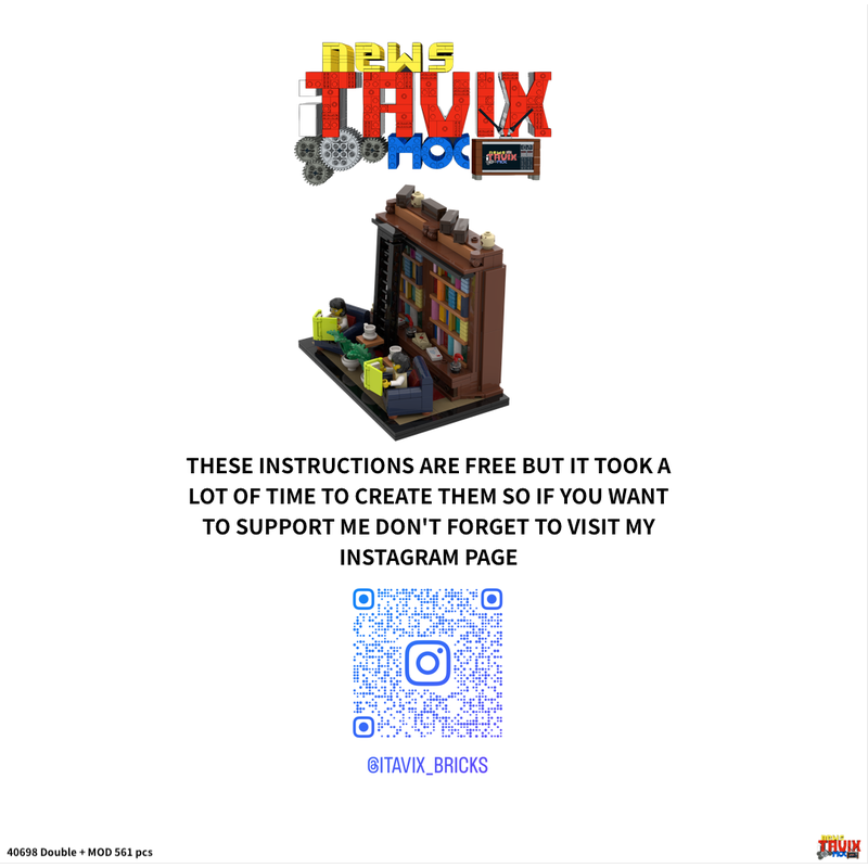 LEGO MOC 40698 Double + MOD by iTavix | Rebrickable - Build with LEGO