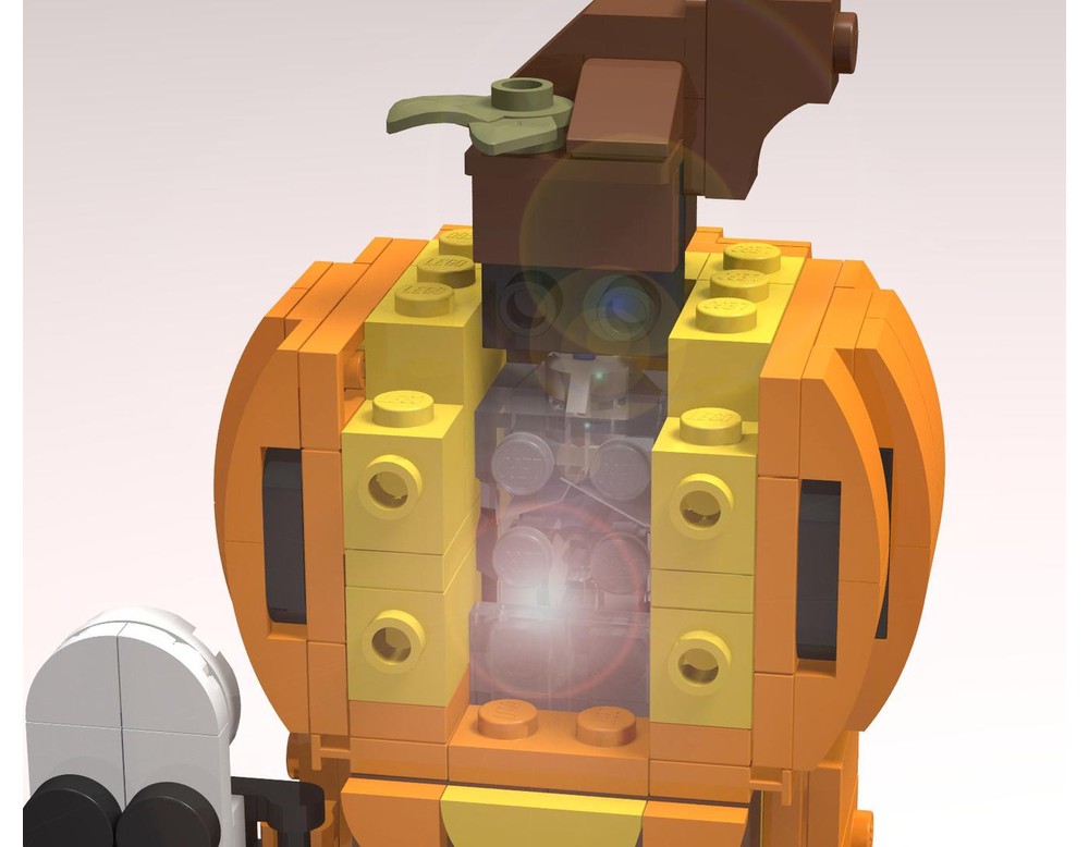 LEGO MOC BrickHeadz Pumpkin by Build Brick | Rebrickable - Build with LEGO