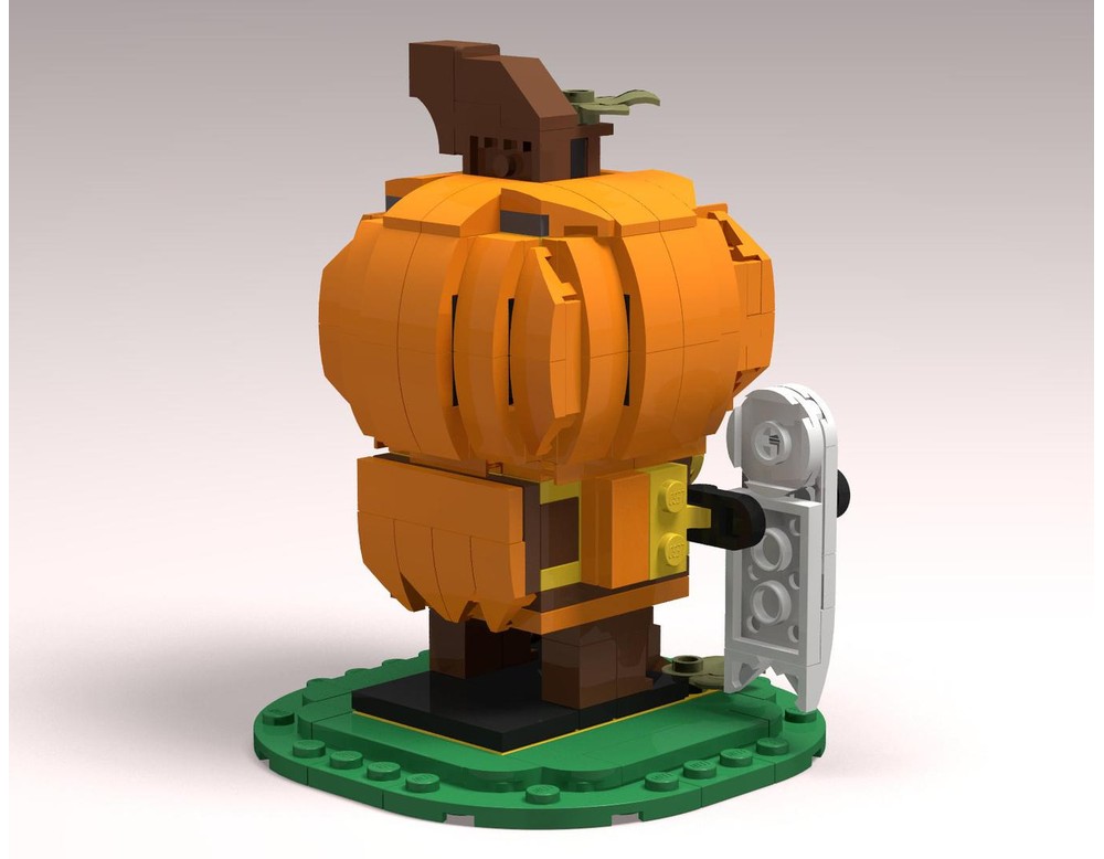 LEGO MOC BrickHeadz Pumpkin by Build Brick | Rebrickable - Build with LEGO