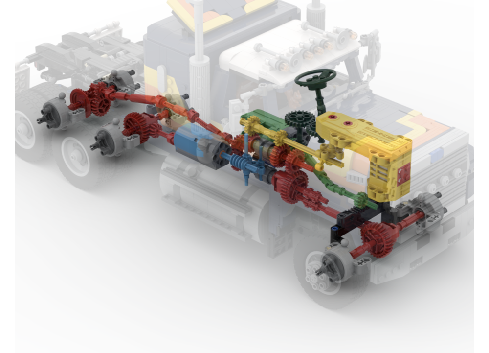 Lego Moc Rc 117 Ford Ltl9000 6x6 Sleeper Edition By Mani91