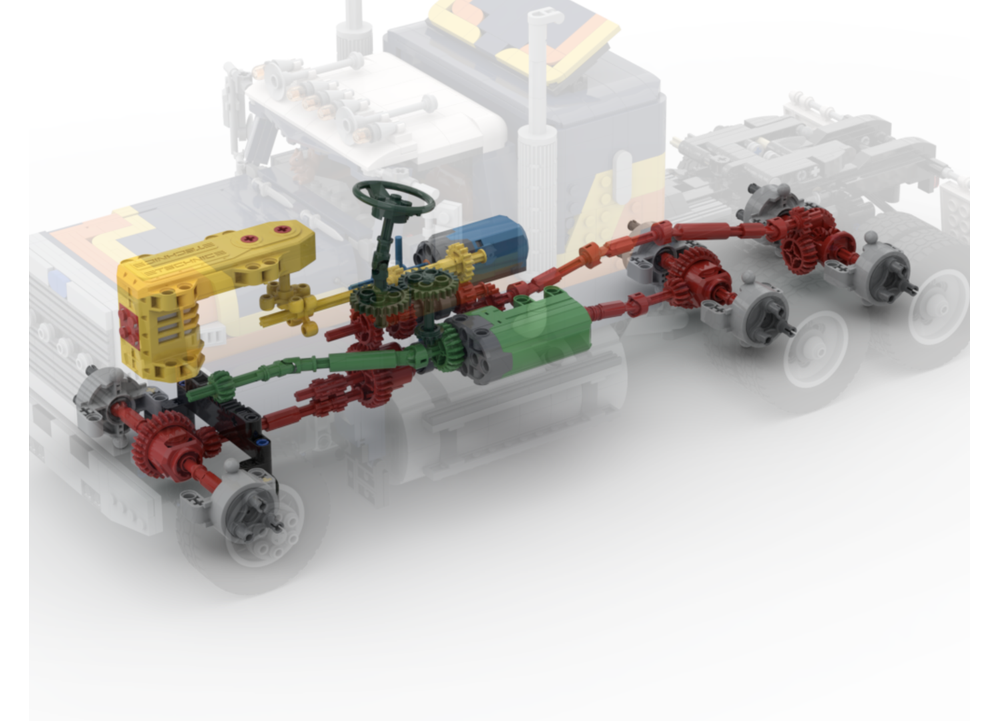 Lego Moc Rc 117 Ford Ltl9000 6x6 Sleeper Edition By Mani91