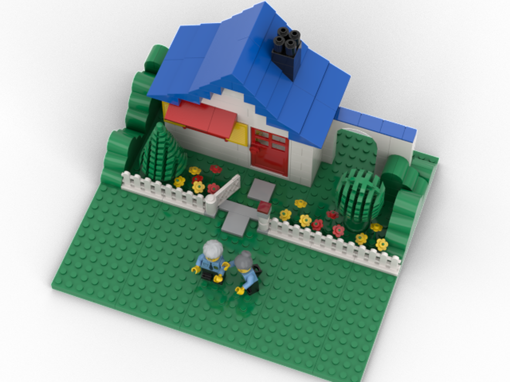 Lego Moc Cops House By Cegeha Elbe Rebrickable Build With Lego