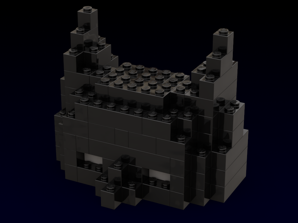 LEGO MOC Batman Mask by DoesTheBrick | Rebrickable - Build with LEGO