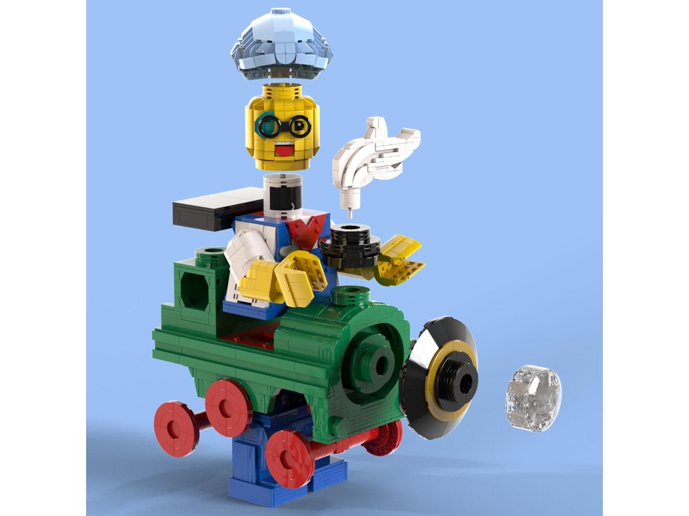 LEGO MOC Train Kid 6:1 by SylvainLS | Rebrickable - Build with LEGO