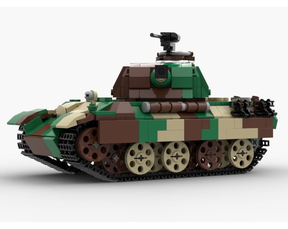 Lego Moc Pzkpfw V Panther Ausf G By Wafflbuilds Rebrickable