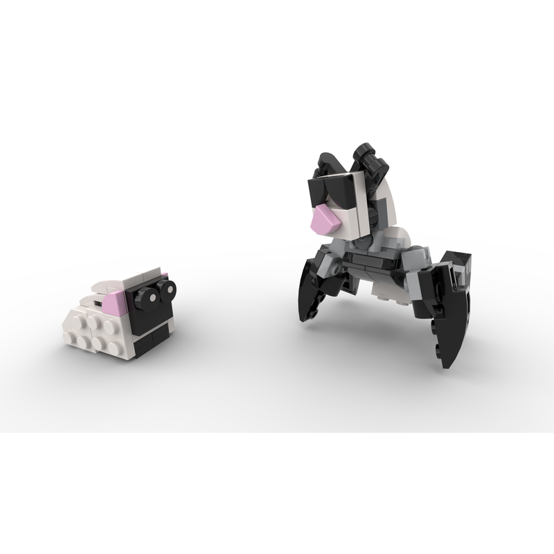 LEGO MOC Baby sheep and guard dog 30641 by Babylonbuild | Rebrickable ...