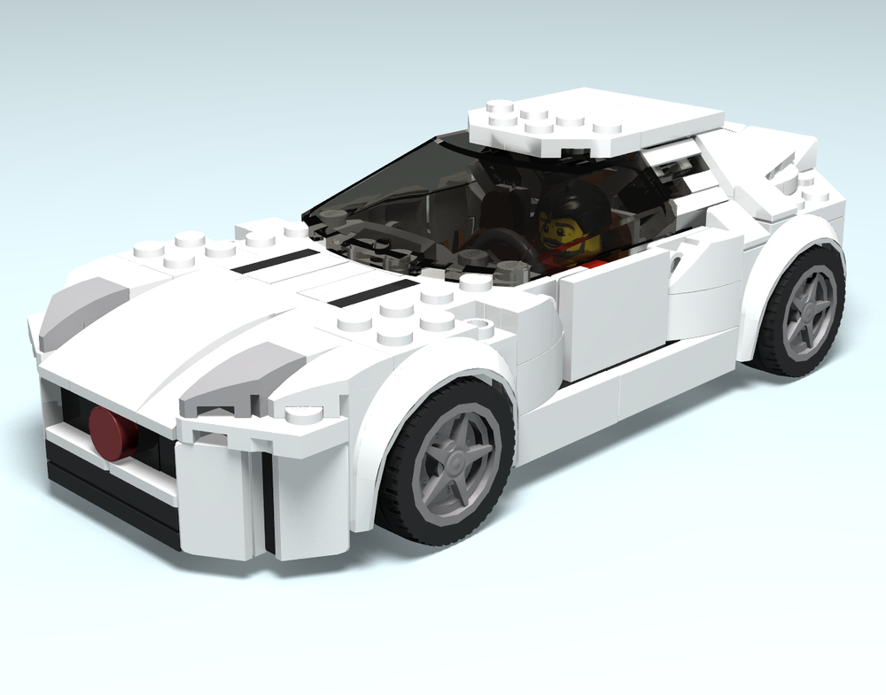 LEGO MOC Jaguar F-Type by Airworks | Rebrickable - Build with LEGO