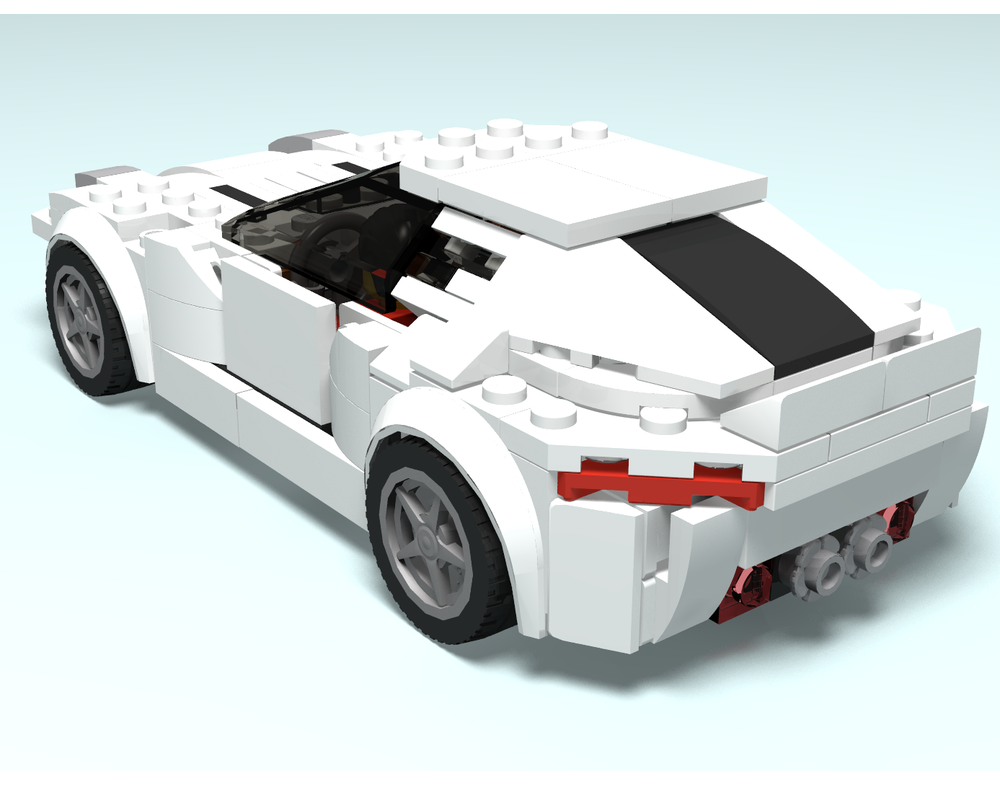 Lego Moc Jaguar F Type By Airworks Rebrickable Build With Lego