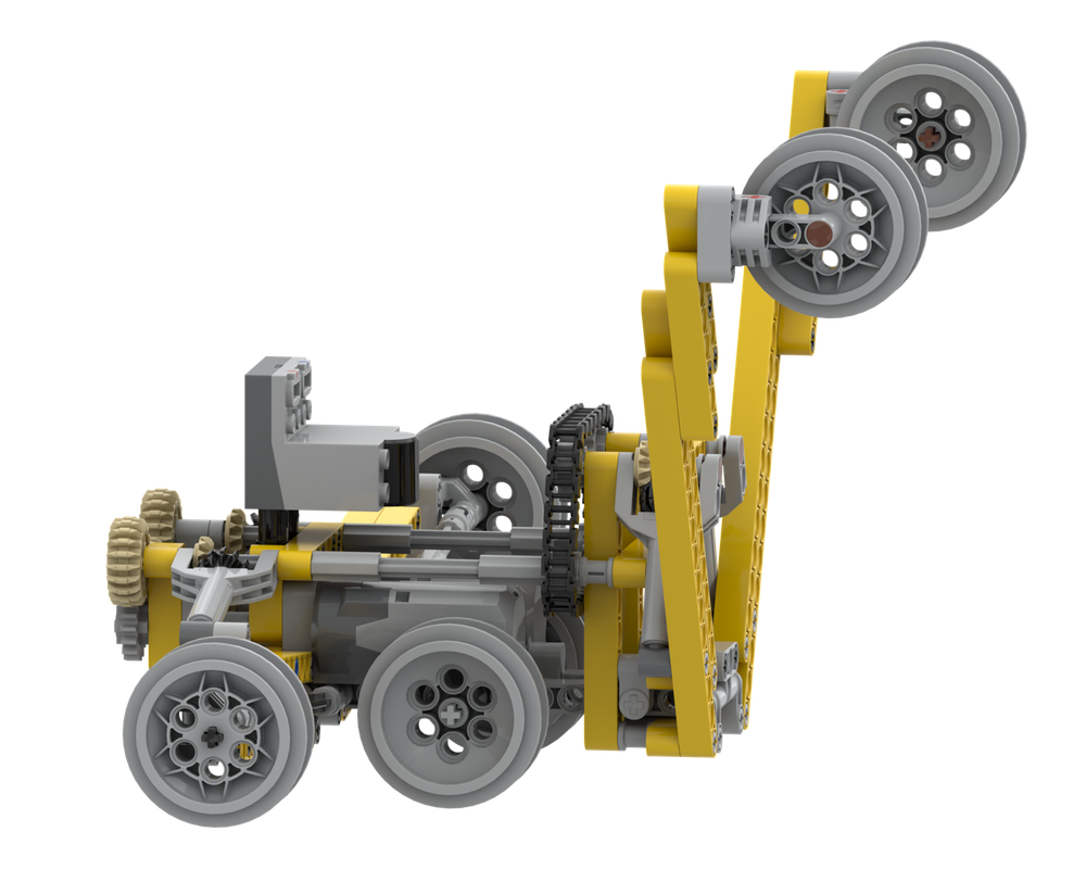 LEGO MOC Swinging-Arm Stair Climber by 2in1 | Rebrickable - Build with LEGO