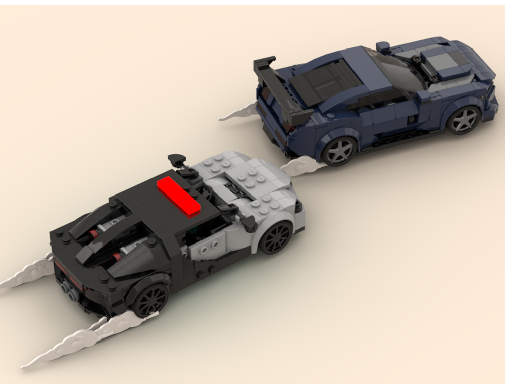 Lego Moc 76909 Bugatti Chiron By Xayadude Rebrickable Build With Lego