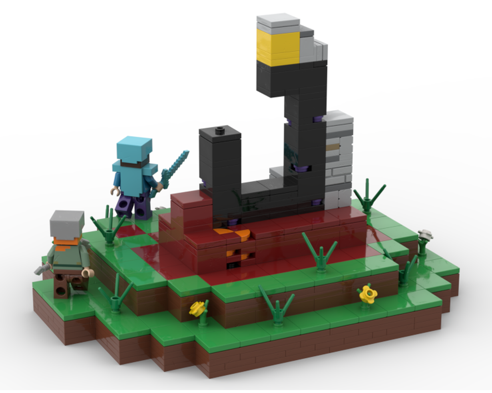 LEGO MOC Ruined Portal Diorama by CannonBricks | Rebrickable - Build ... LEGO MOC Ruined Portal Diorama by CannonBricks | Rebrickable - Build ...