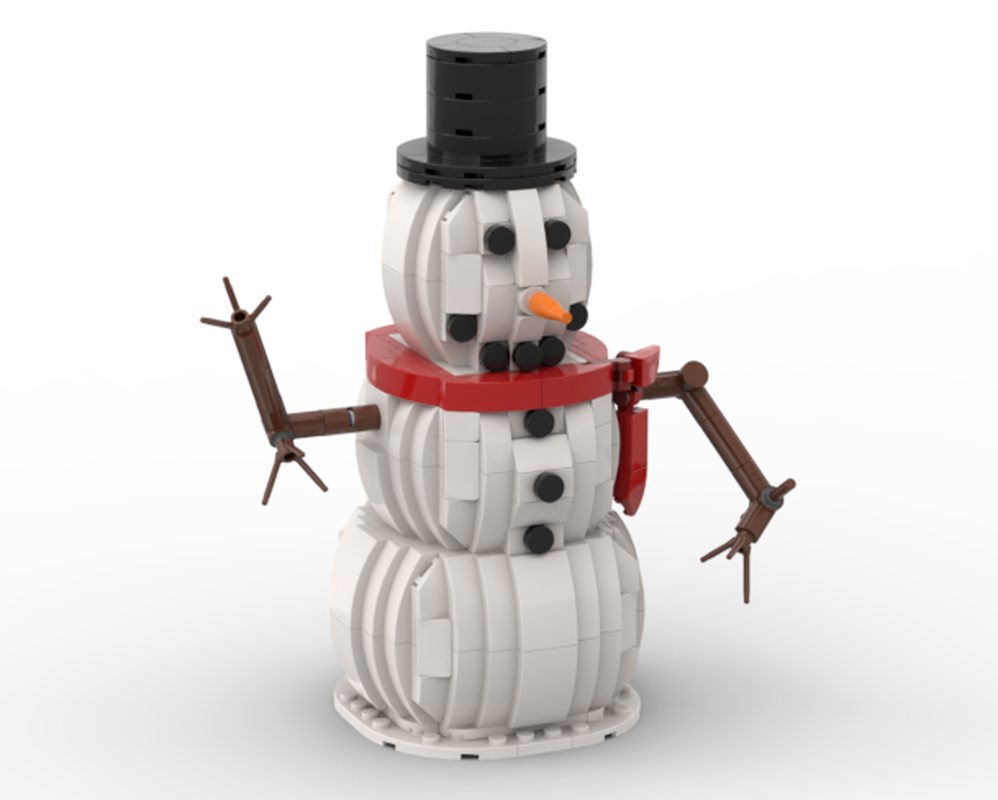 LEGO MOC Snowman by Vindic8ed | Rebrickable - Build with LEGO