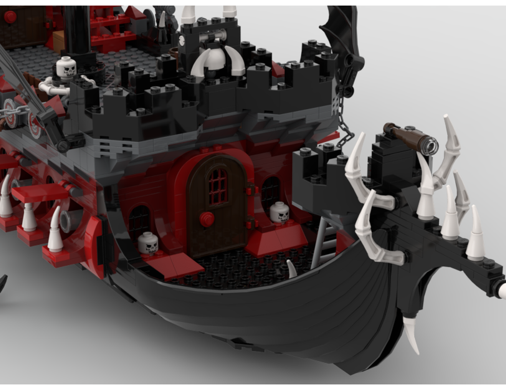 LEGO MOC-198435 Castle Tribute: Skeleton Warship by TommyProductionsInc ...