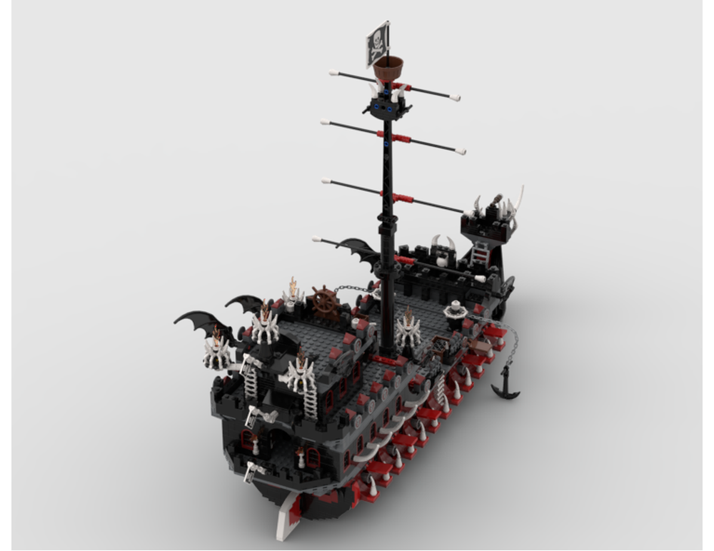 LEGO MOC-198435 Castle Tribute: Skeleton Warship by TommyProductionsInc ...