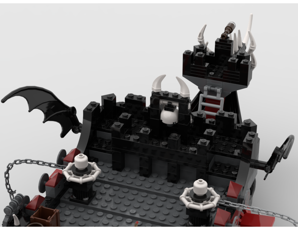 LEGO MOC Castle Tribute: Skeleton Warship by TommyProductionsInc ...