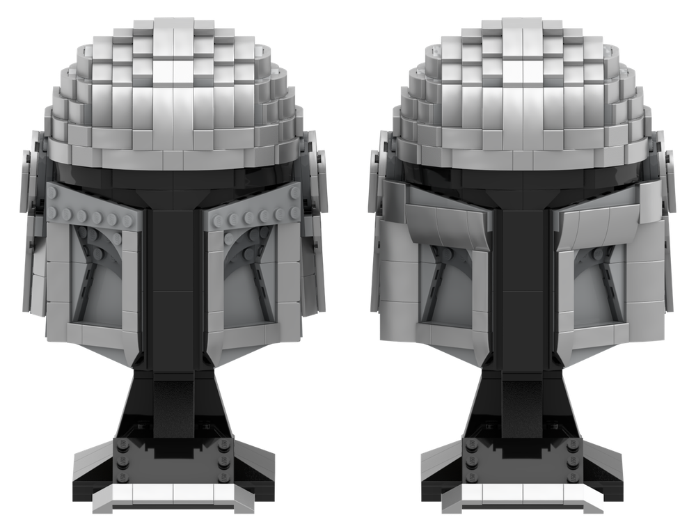 LEGO MOC Silver-plating Mod for Mandalorian Helmet by legomaniacal ...