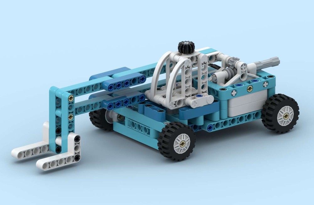 LEGO MOC Mini telehandler telescopic loader by Maksimloz | Rebrickable ...