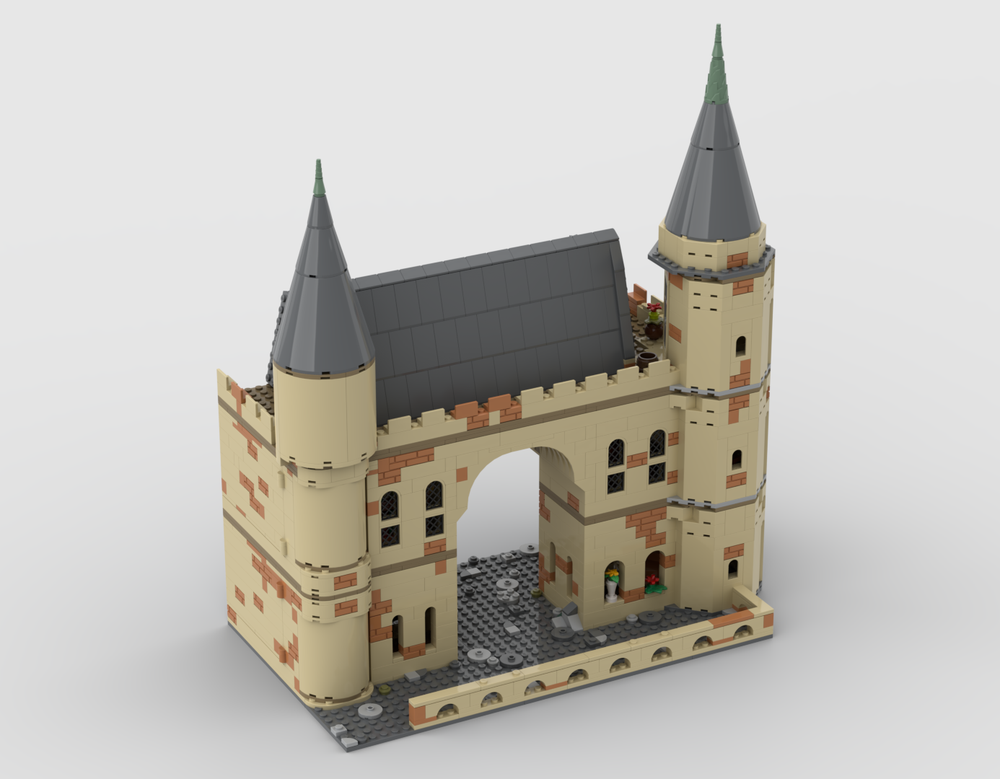 LEGO MOC Stone courtyard part 1 by Polokot | Rebrickable - Build with LEGO