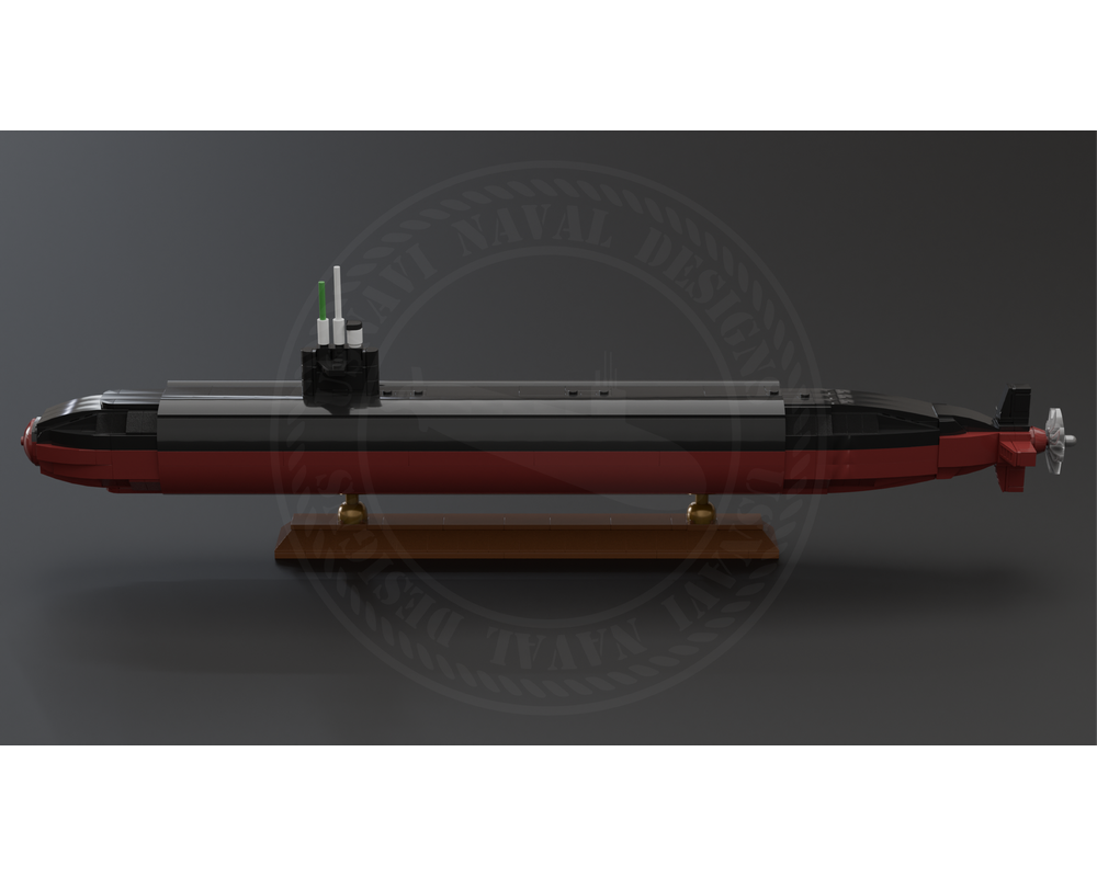 LEGO MOC Los Angeles-class submarine | V2 by JREYDesigns | Rebrickable ...